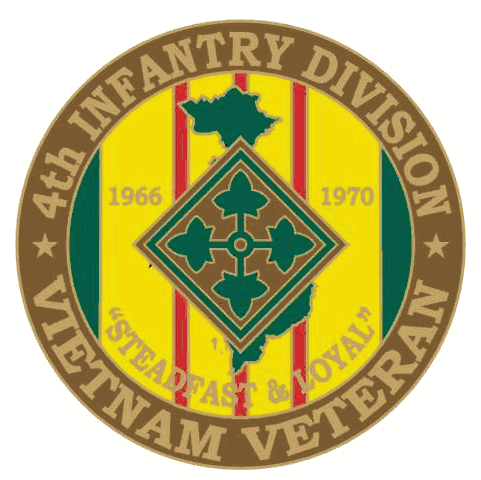 4th Infantry Division Vietnam Veteran Pin - 4th Infantry Division ...