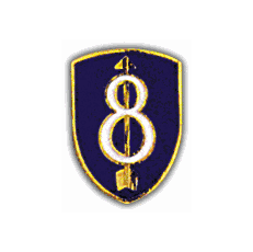 8th Infantry Unit Crest Vinyl Transfer Decal - 8th Infantry Division ...