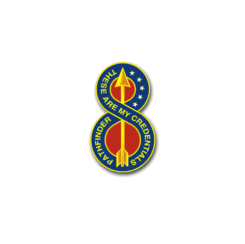 8th Infantry Unit Crest Vinyl Transfer Decal - 8th Infantry Division ...