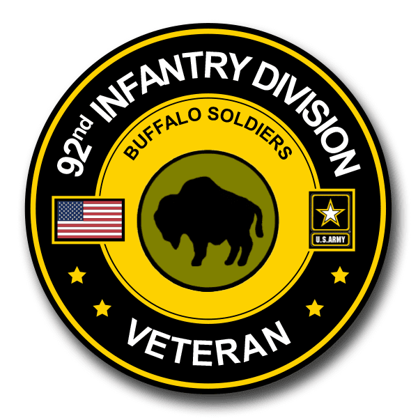 92nd Infantry Division Veteran Decal - US Army Division Veteran Decals ...