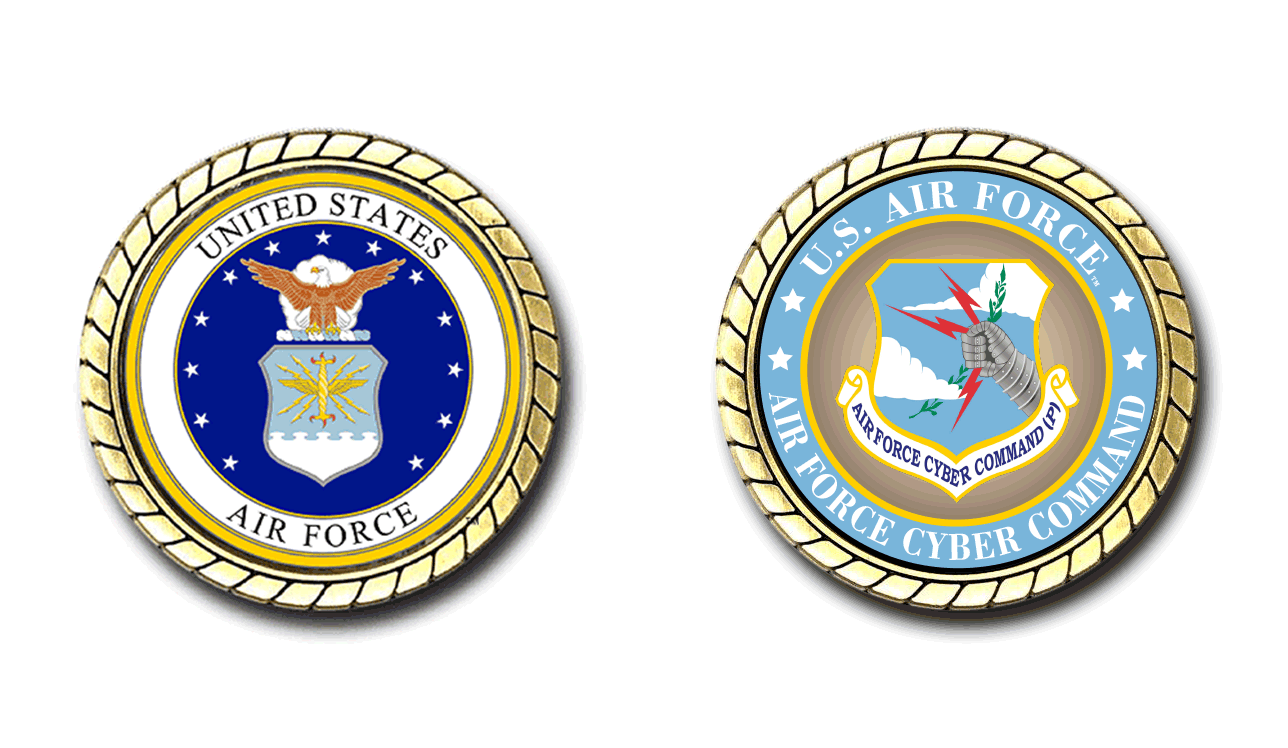 Air Force Cyber Command Challenge Coin - New US Air Force Command ...