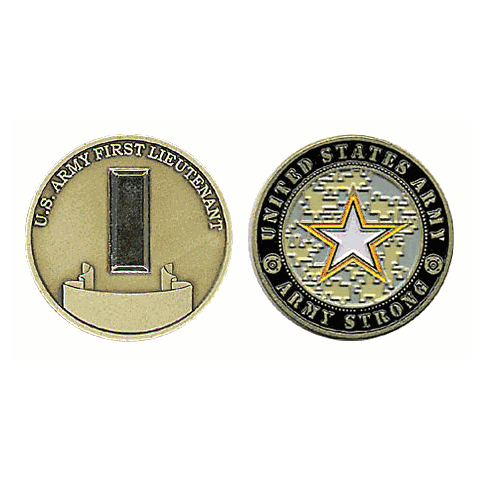 Army 1st Lieutenant Challenge Coin - US Army Rank Challenge Coins ...