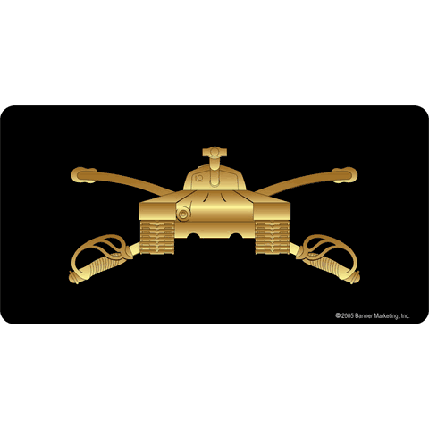 Army Armor Insignia License Plate - US Army License Plates ...