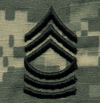Army Master Sergeant MSG for ACU Badge Pair - US Army ACU Rank Insingia ...