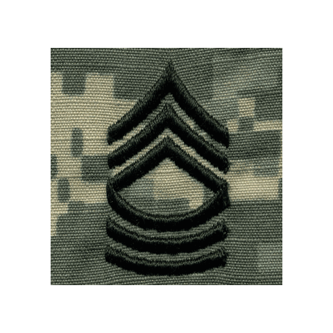 Army Master Sergeant MSG for ACU Badge Pair - US Army ACU Rank Insingia ...