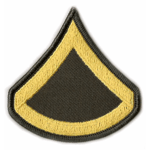 Army Private First Class E-3 Cloth Rank Pair - Army Enlisted Cloth ...
