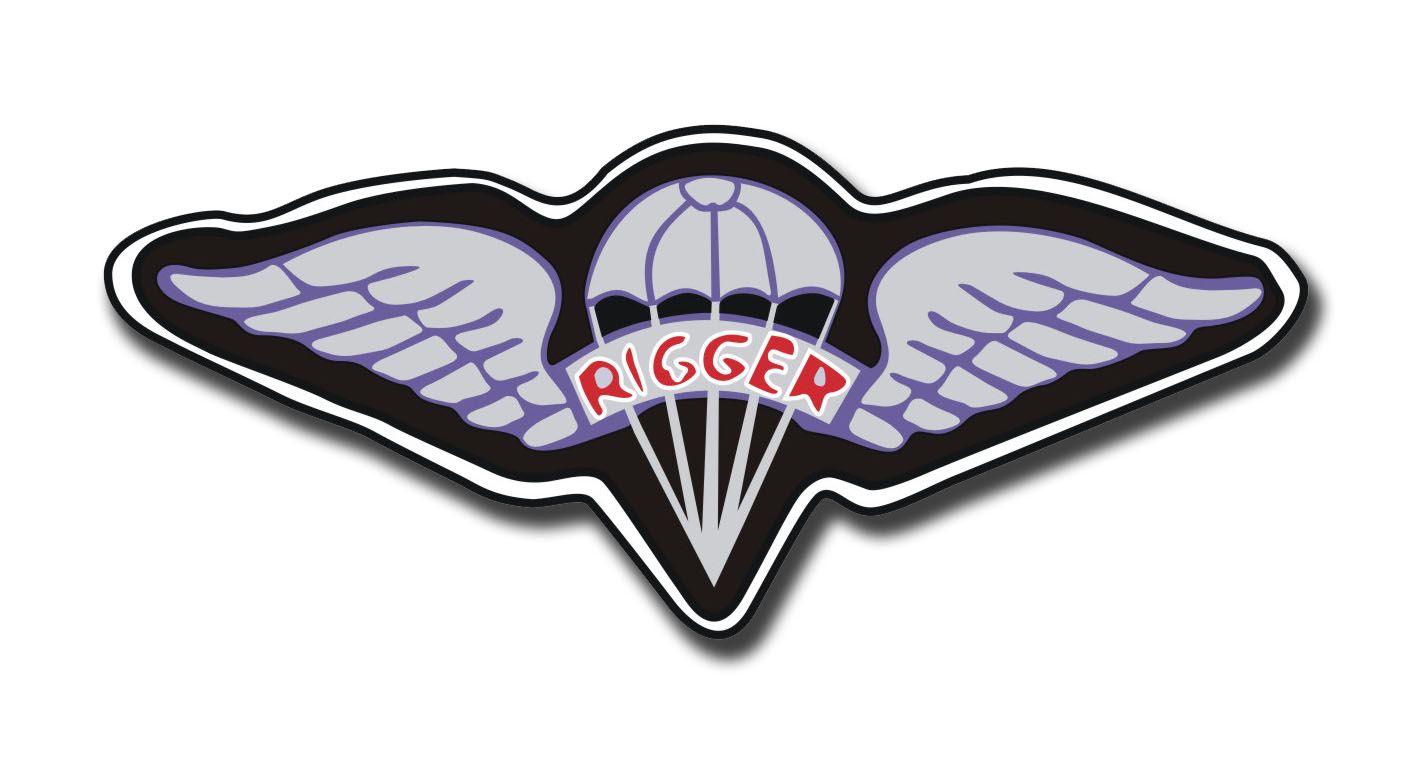 Army Rigger Sticker Decal - US Army Combat Badges Vinyl Stickers ...