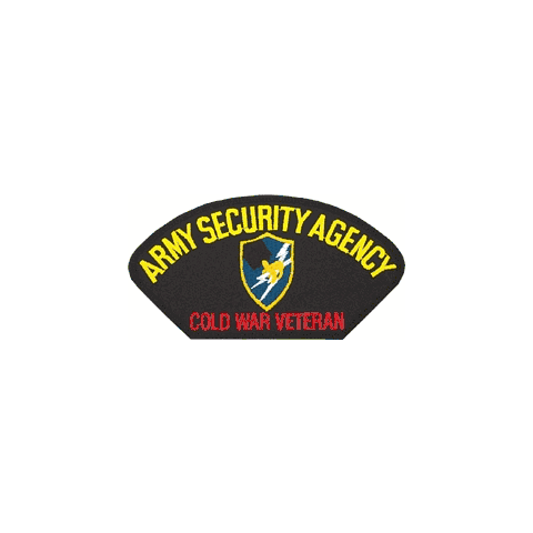 Army Security Agency Cold War Veteran Patch - Army Hat Patches ...