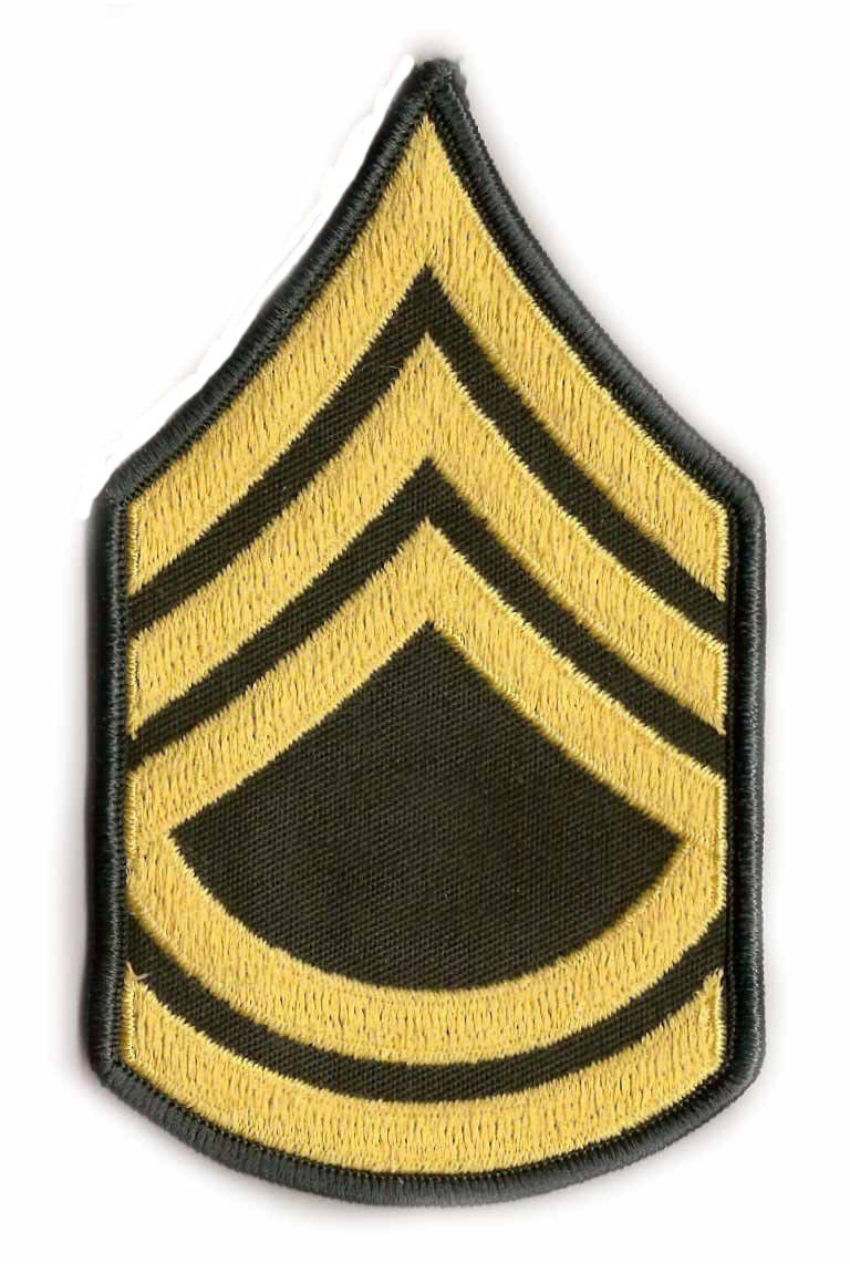 Army Sergeant First Class E-7 Cloth Rank Pair - Army Enlisted Cloth ...