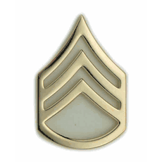 Army Private First Class (PFC) Pin-On Rank Pair - Army Brass Pin-On ...