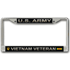Vietnam Veteran License Plate Frame - Gifts Under $20 - PriorService.com