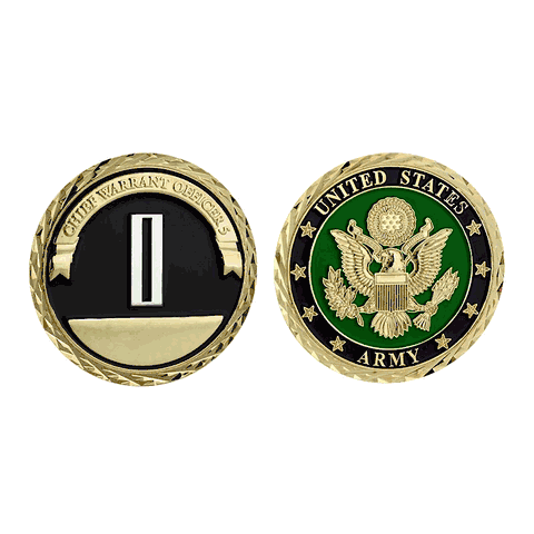 Army Warrant Officer 5 Challenge Coin - New Army Rank Coins ...