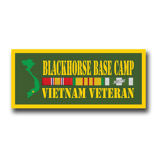 Blackhorse Base Camp Vietnam Veteran Decal - Vietnam Duty Station ...