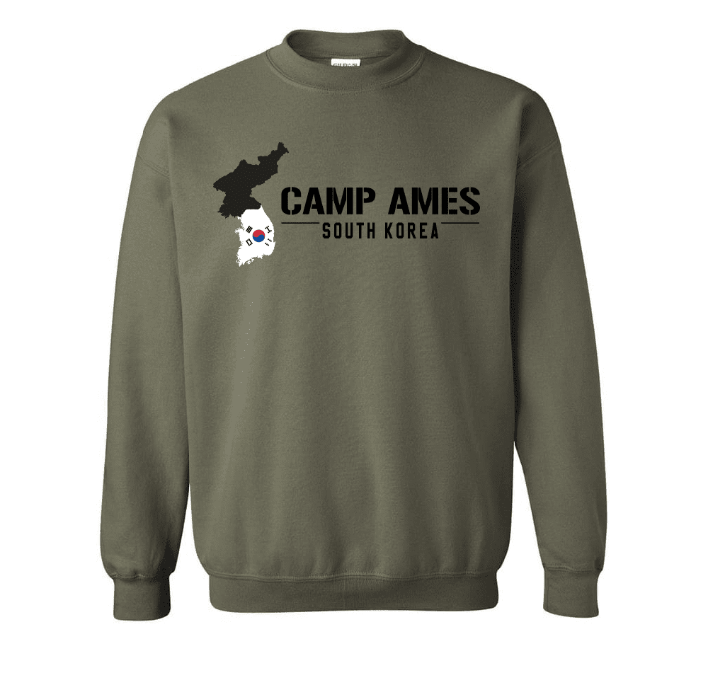 Camp Ames South Korea Sweatshirt - South Korea Duty Station Sweatshirts ...