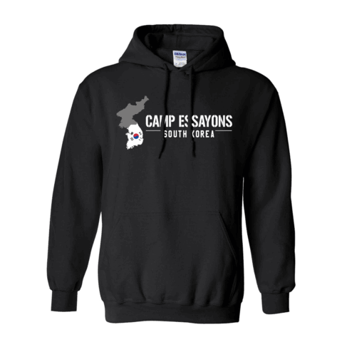 Camp Essayons South Korea Hooded Sweatshirt - South Korea Duty Station ...