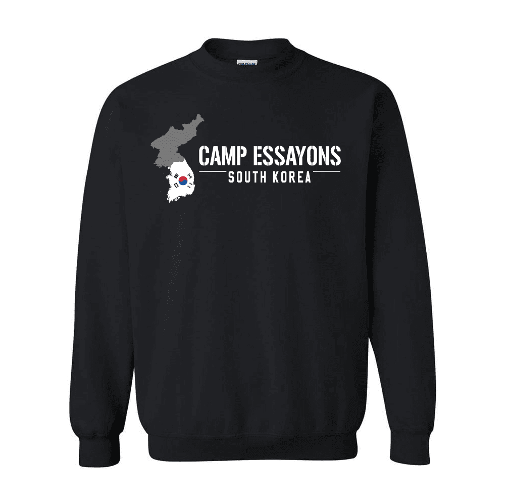 Camp Essayons South Korea Sweatshirt - South Korea Duty Station ...