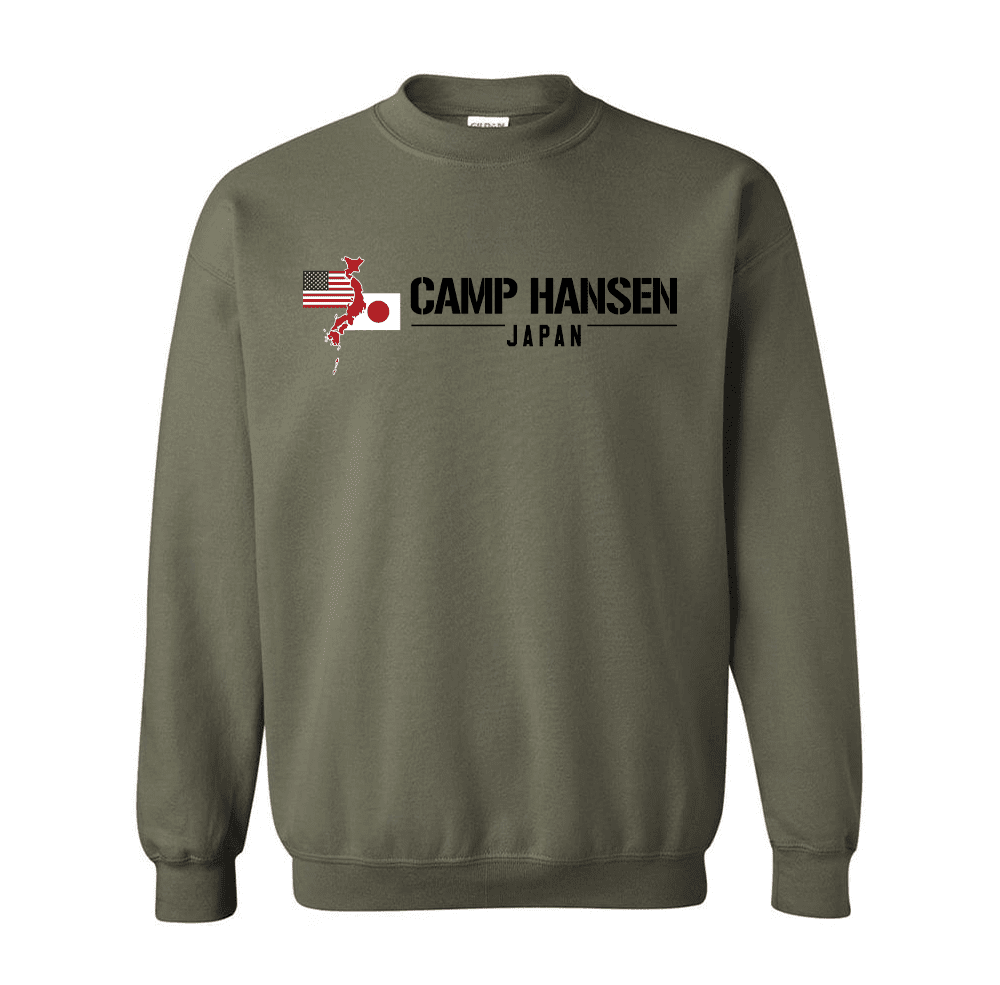 Camp Hansen Japan Sweatshirt - Japan Duty Station Sweatshirts ...