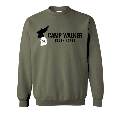 Camp Walker South Korea Sweatshirt - South Korea Duty Station ...