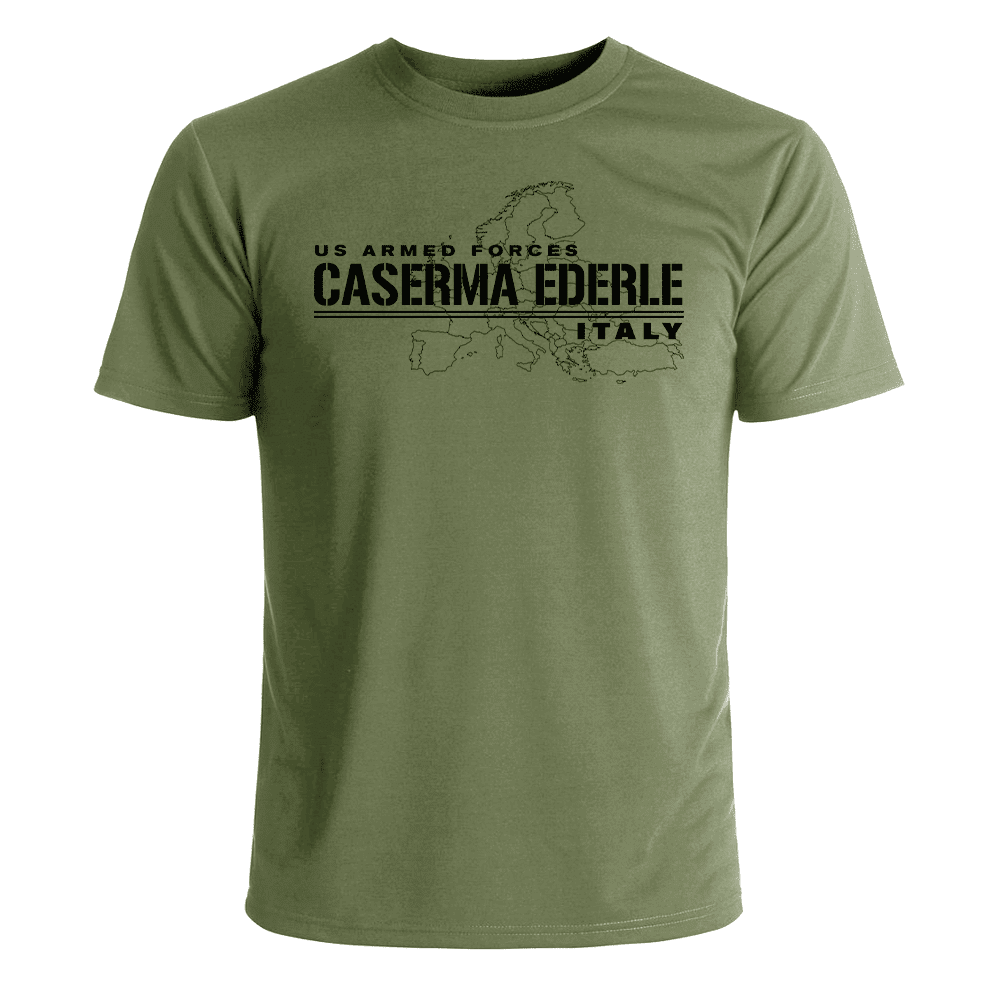 Caserma Ederle Italy T-Shirt - European Duty Station T-Shirts ...