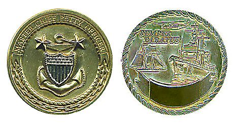 Coast Guard Master Chief Petty Officer Challenge Coin - US Coast Guard ...