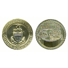 Coast Guard Commander Challenge Coin - US Coast Guard Rank Challenge ...