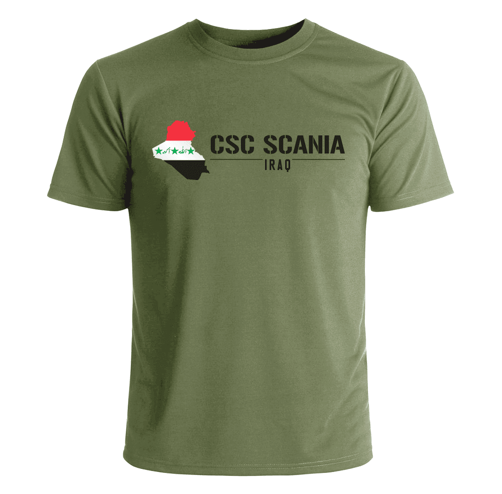 Csc Scania Iraq T-Shirt - Iraq Duty Station T-Shirts - PriorService.com