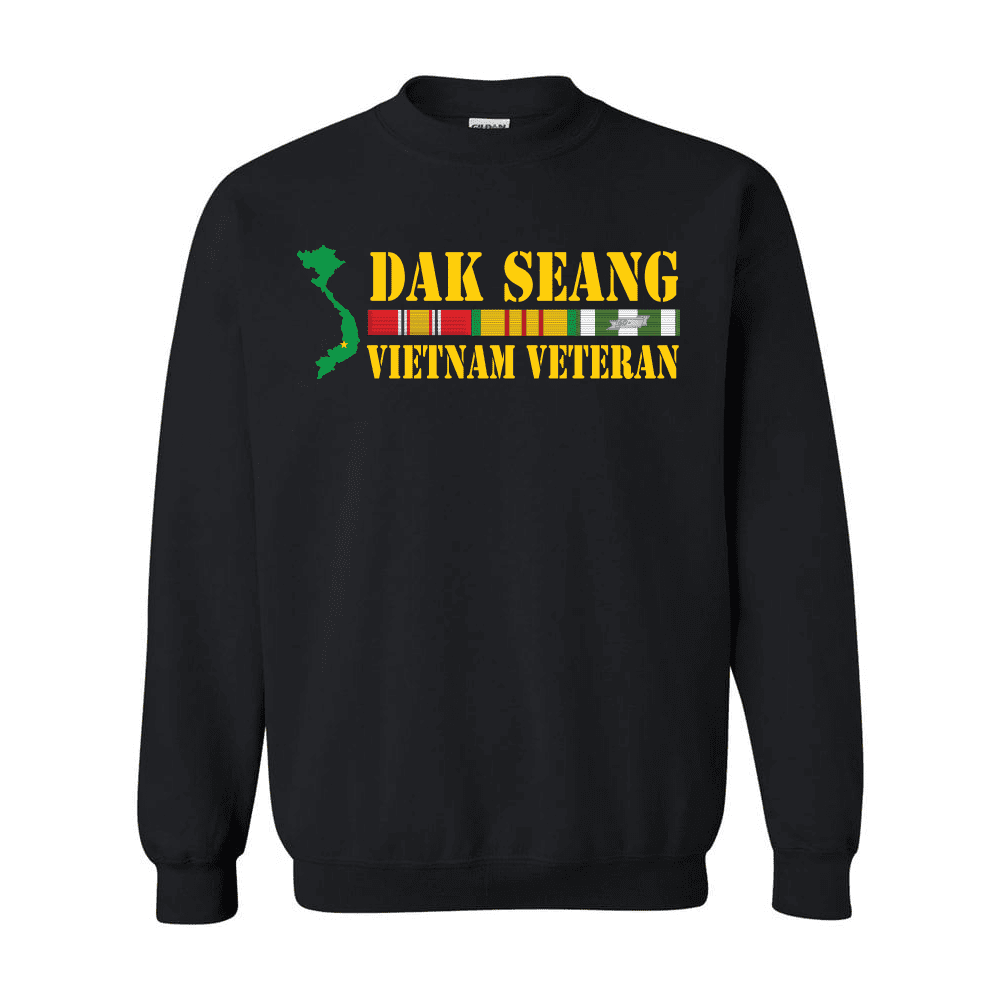 Dak Seang Vietnam Veteran Sweatshirt - Vietnam Veteran Duty Station ...