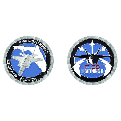 Eglin Air Force Base F-35 Lightning II Challenge Coin - New Challenge ...