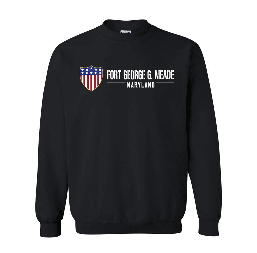 Fort George G Meade Maryland Sweatshirt - Domestic Duty Station ...