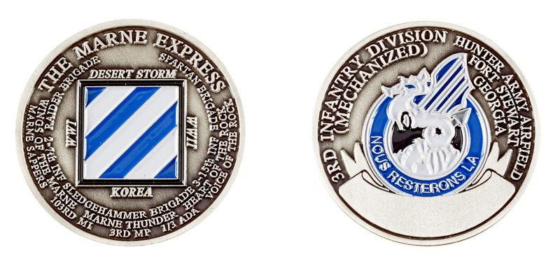 Fort Stewart 3rd Infantry Division Challenge Coin - 3rd Infantry ...