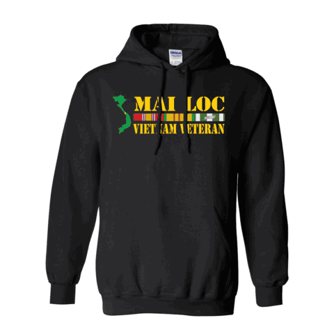 Mai Loc Vietnam Veteran Hooded Sweatshirt - Vietnam Veteran Duty ...