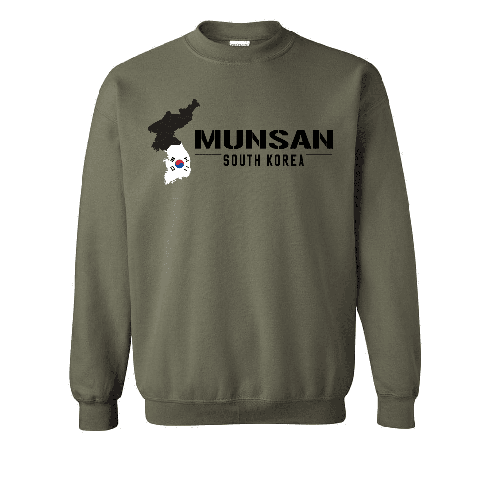 Munsan South Korea Sweatshirt - South Korea Duty Station Sweatshirts ...