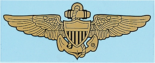 Navy Aviator 3" Wings Decal - Navy Wings and More - PriorService.com