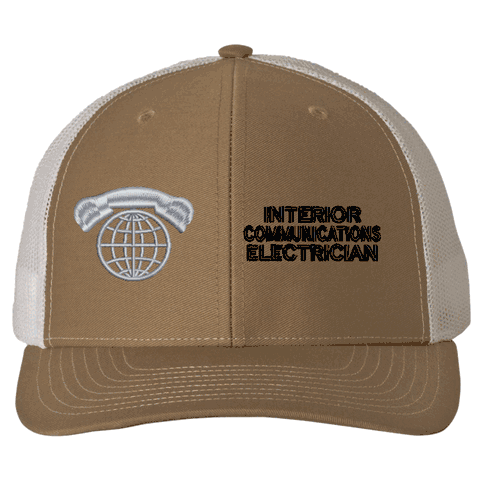 Navy Interior Communications Electrician (IC) Rating USA Mesh-Back Cap ...