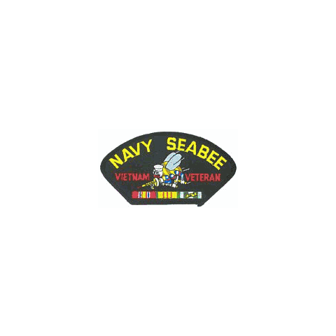 Navy Seabee Vietnam Vet Hat Patch - Shop for US Navy Seabees Items ...