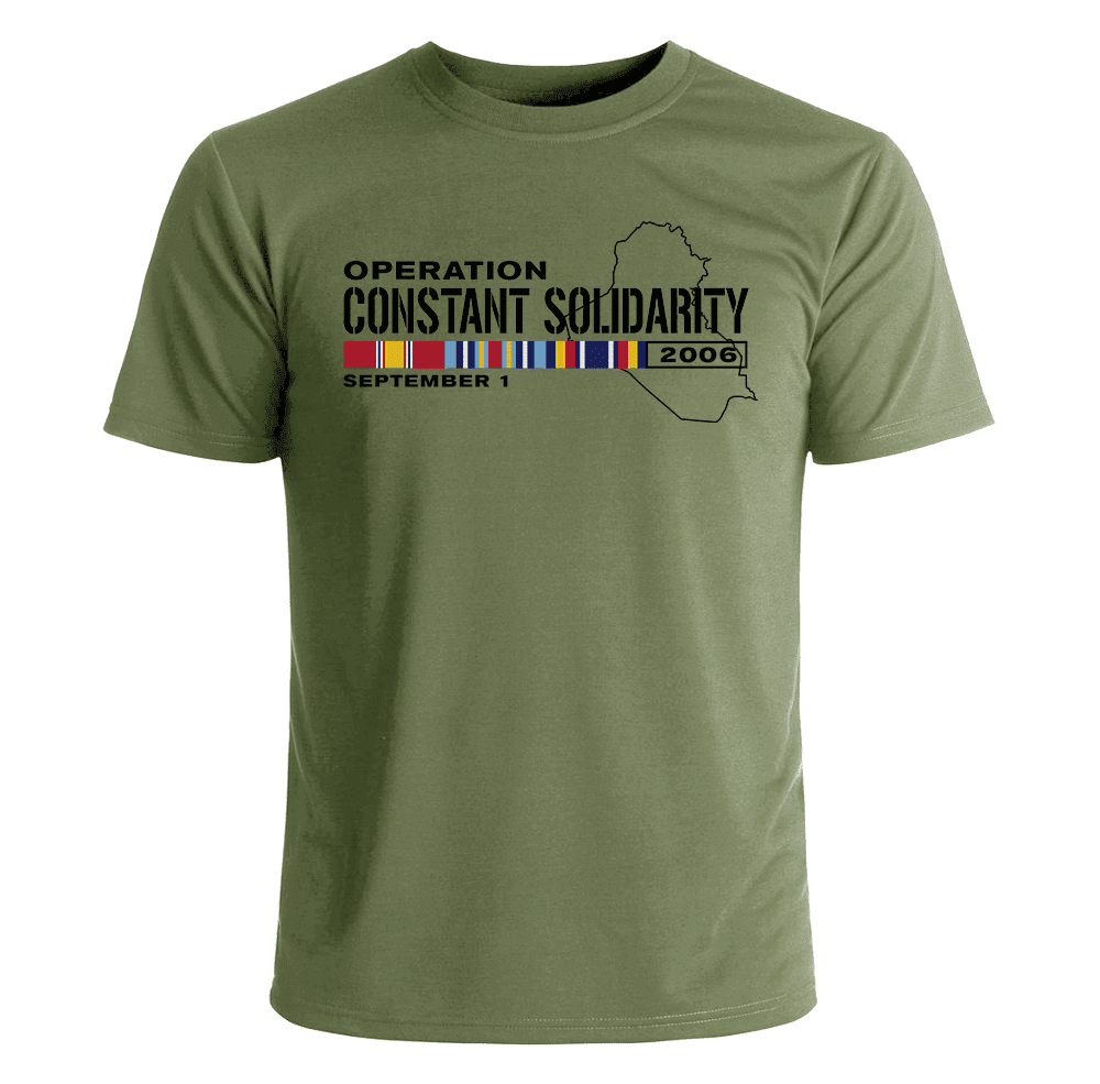 Operation Constant Solidarity T-Shirt - Iraq Operations & Battles T ...
