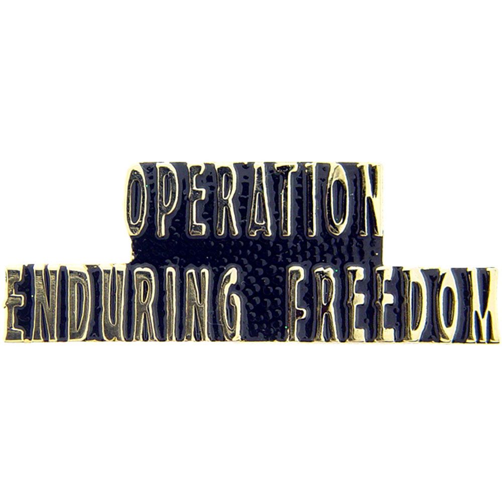 Operation Enduring Freedom Script Pin