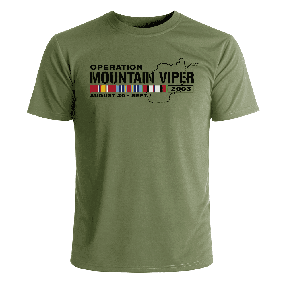 Operation Mountain Viper T-Shirt - Afghanistan Battles & Operations T-Shirts - PriorService.com