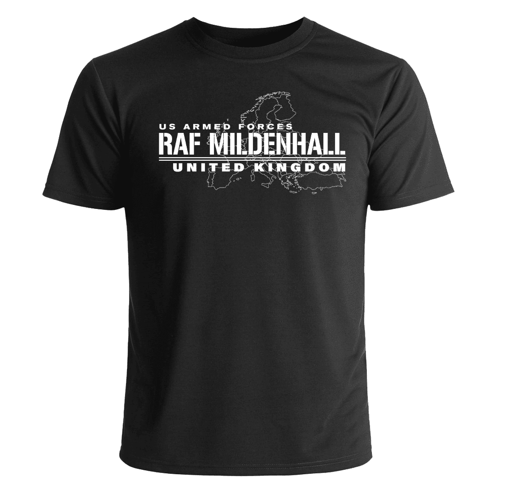 RAF Mildenhall United Kingdom T-Shirt - European Duty Station T-Shirts ...