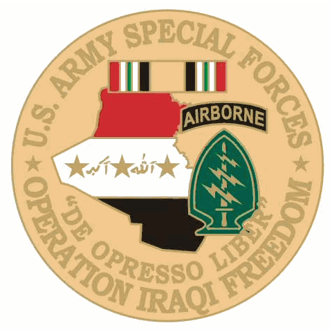 Special Forces Operation Iraqi Freedom Pin - Special Forces Pins ...