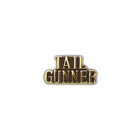 Tail Gunner Pin - Air Force Script Pins - PriorService.com