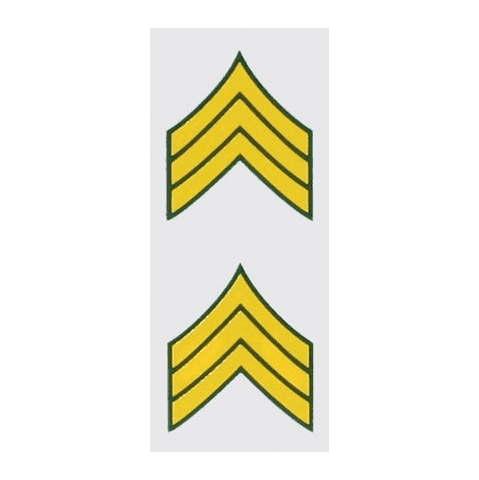 U.S. Army E-5 Sgt. 2 pc.