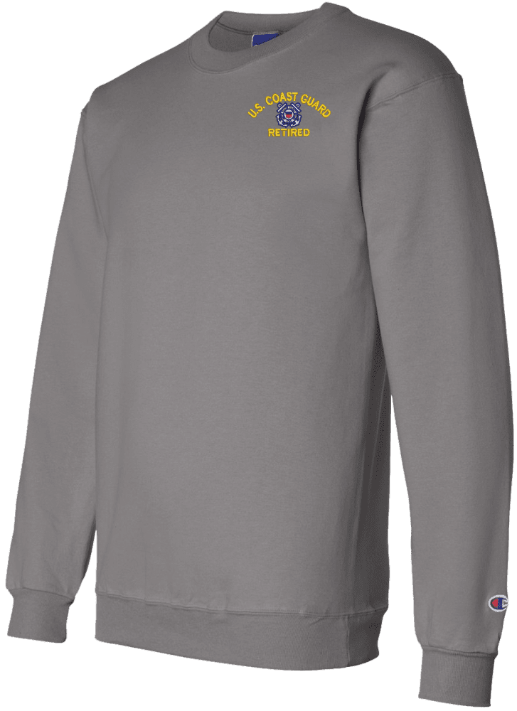 U.S. Coast Guard Retired Sweatshirt - New US Coast Guard Embroidered ...