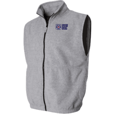 United States Coast Guard Sierra Pacific Full Zip Fleece Vest - US ...