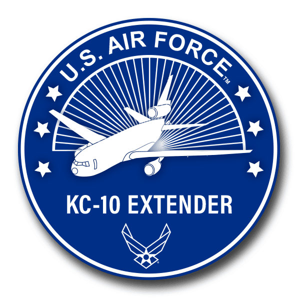 US Air Force KC-10 Extender Decal - US Air Force Aircraft Decals ...