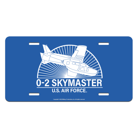 US Air Force O-2 Skymaster License Plate - US Air Force Aircraft ...