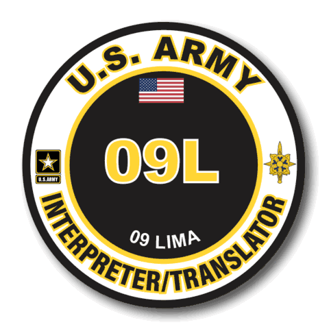 US Army 09L Interpreter/Translator MOS Decal