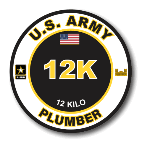 US Army 12K Plumber MOS Decal