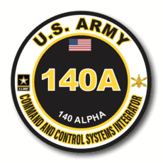 US Army 14A Air Defense Artillery Officer MOS Decal