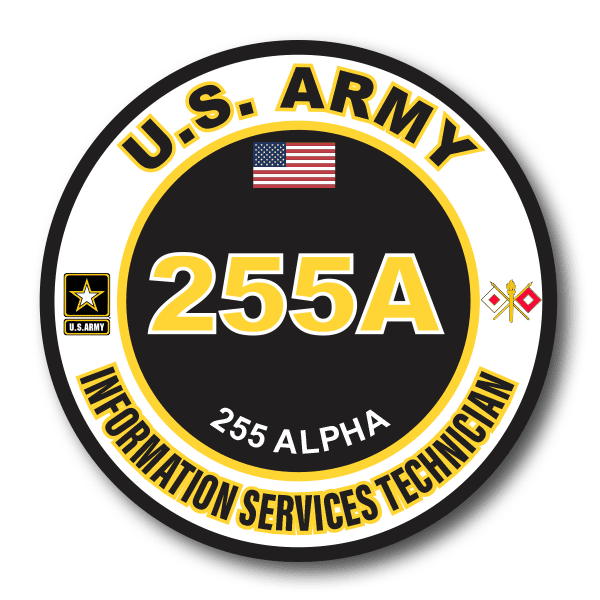US Army 255A Information Services Technician MOS Decal